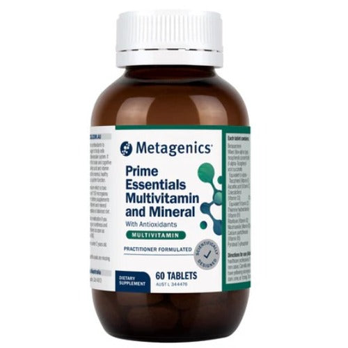 Metagenics Prime Essentials Multivitamin And Mineral 60Tabs