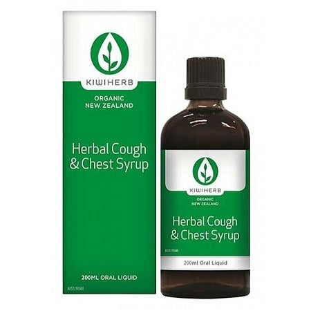 Kiwiherb Herbal Organic Chest Syrup 200ml